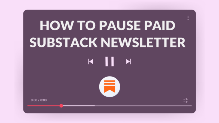 How to Pause Paid Substack Newsletter - Substack Course