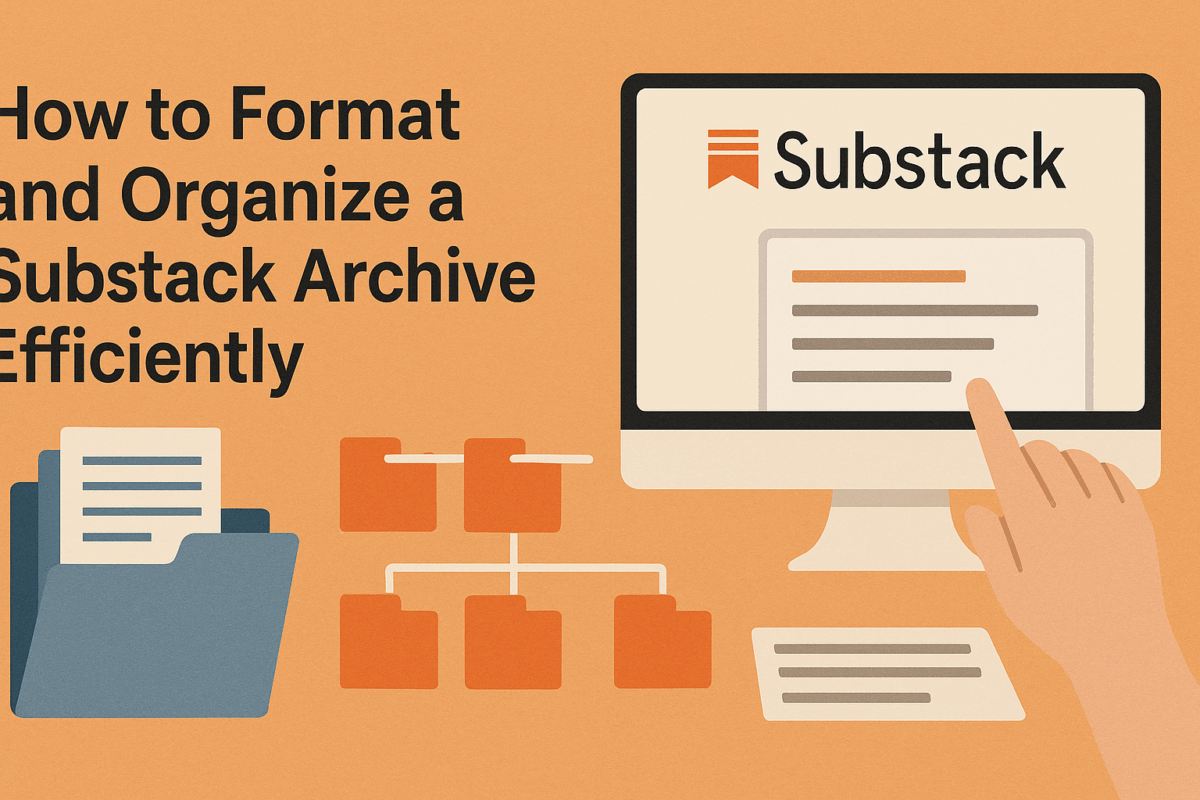 How to Format and Organize a Substack Archive Efficiently - Substack Course