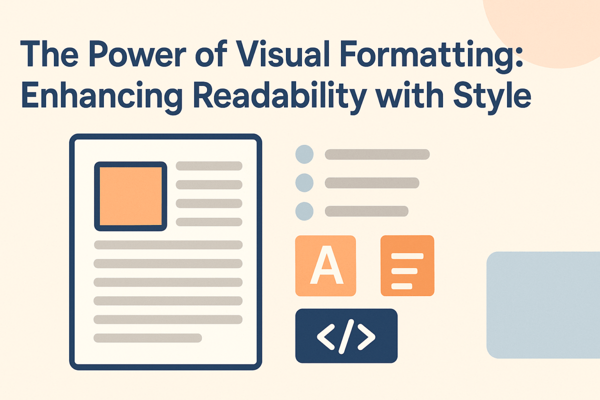 The Power of Visual Formatting: Enhancing Readability with Style ...